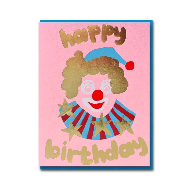 Happy Birthday Clown Card - Paper Tiger
