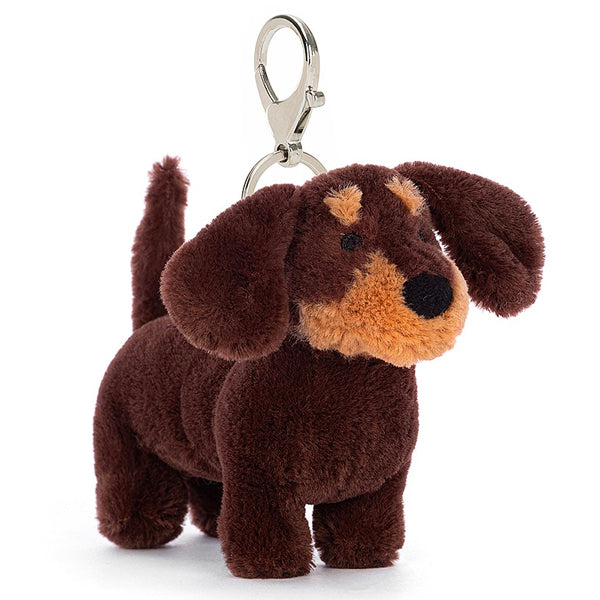 Jellycat Otto Sausage Dog Bag Charm - Paper Tiger