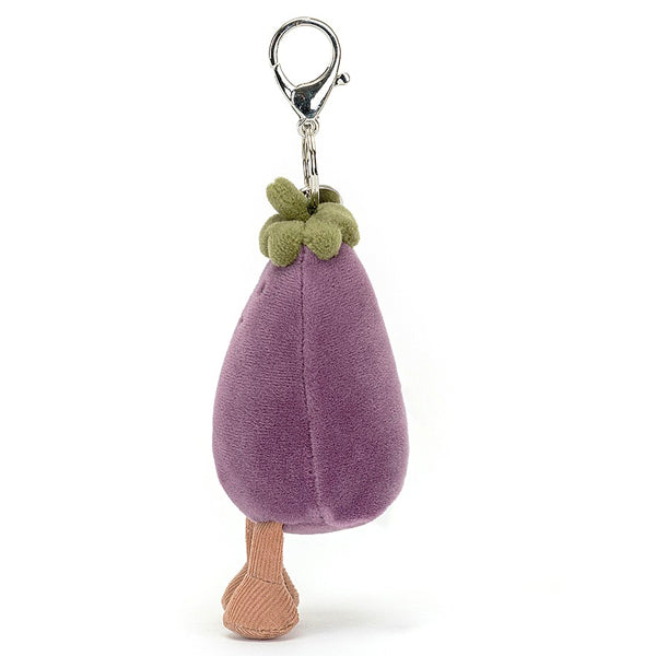 Jellycat Vivacious Aubergine Bag Charm - Paper Tiger
