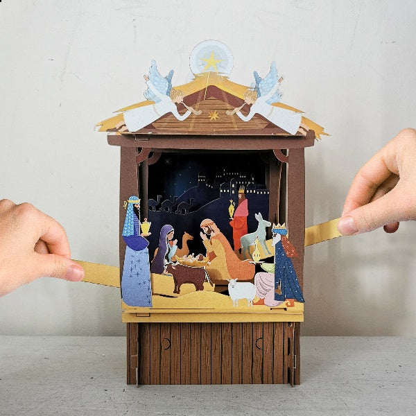 Nativity 3D Pop Up Christmas Card - Paper Tiger