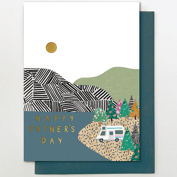Happy Father's Day Camping Card - Paper Tiger