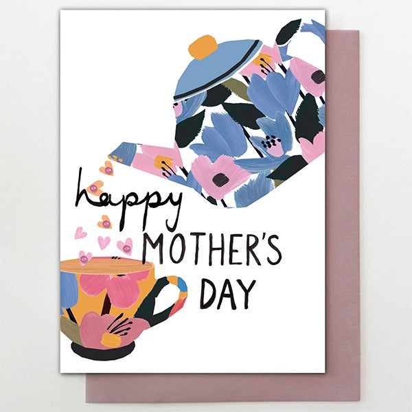 Mother's Day Teapot Card - Paper Tiger