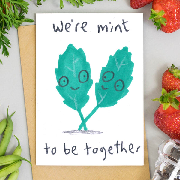 We're Mint To Be Together Card - Paper Tiger