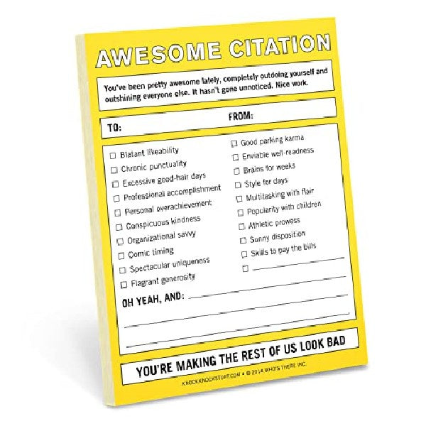 Awesome Citation Nifty Notes - Paper Tiger