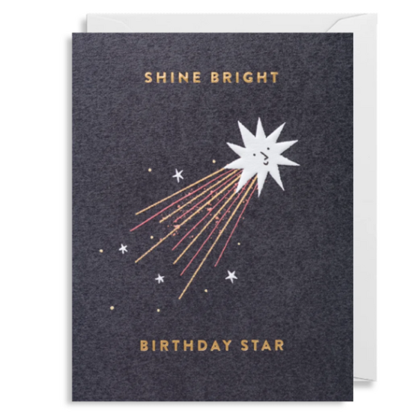 Shine Bright Birthday Star Card by Ruby Taylor - Paper Tiger