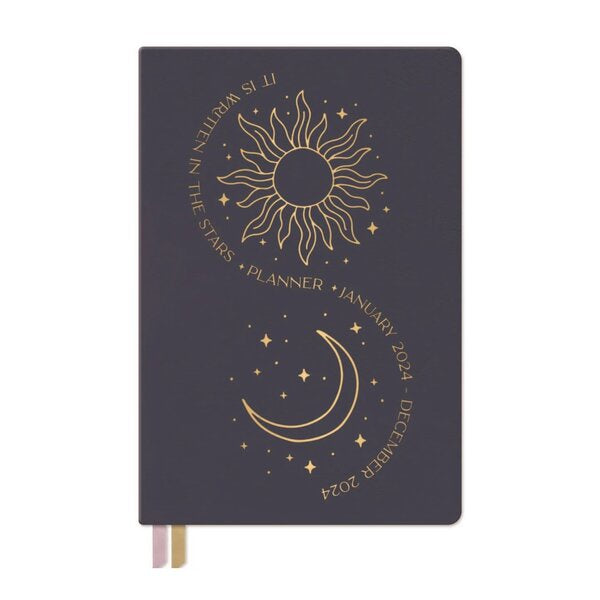 2024 12 Month Planner - Celestial Navy - Paper Tiger