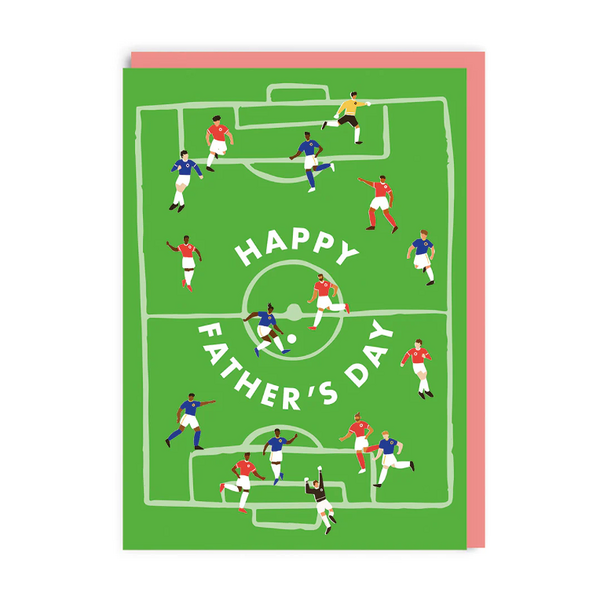 Football Pitch Father's Day Card - Paper Tiger