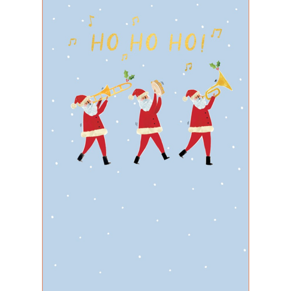 Ho Ho Ho Santas Christmas Card - Paper Tiger