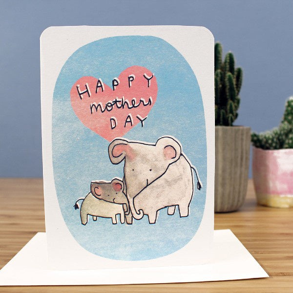 Happy Mothers Day Elephants Card - Paper Tiger