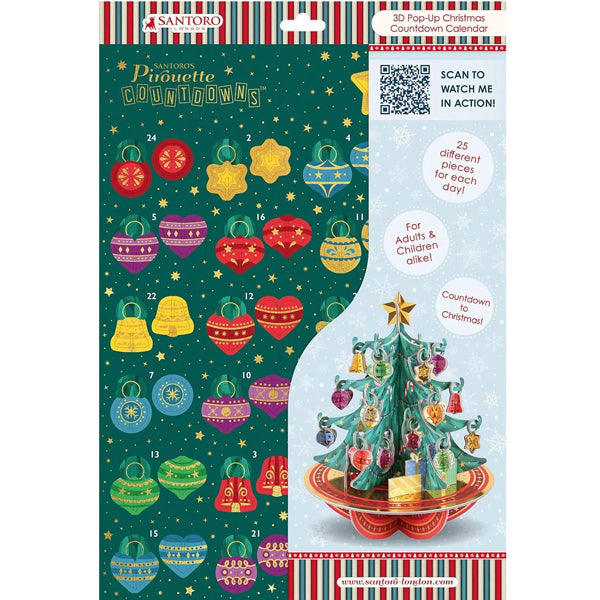 Christmas Tree Pirouette Countdown - Paper Tiger