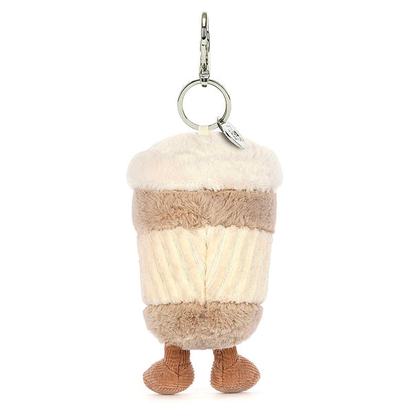 Jellycat Amuseable Coffee-To-Go Bag Charm - Paper Tiger