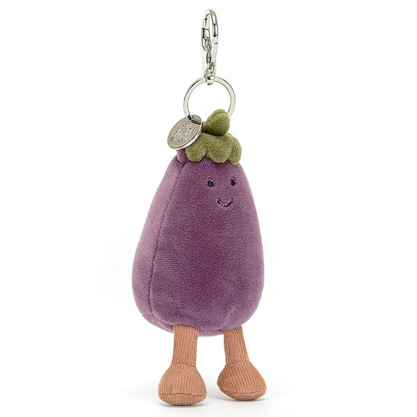 Jellycat Vivacious Aubergine Bag Charm - Paper Tiger