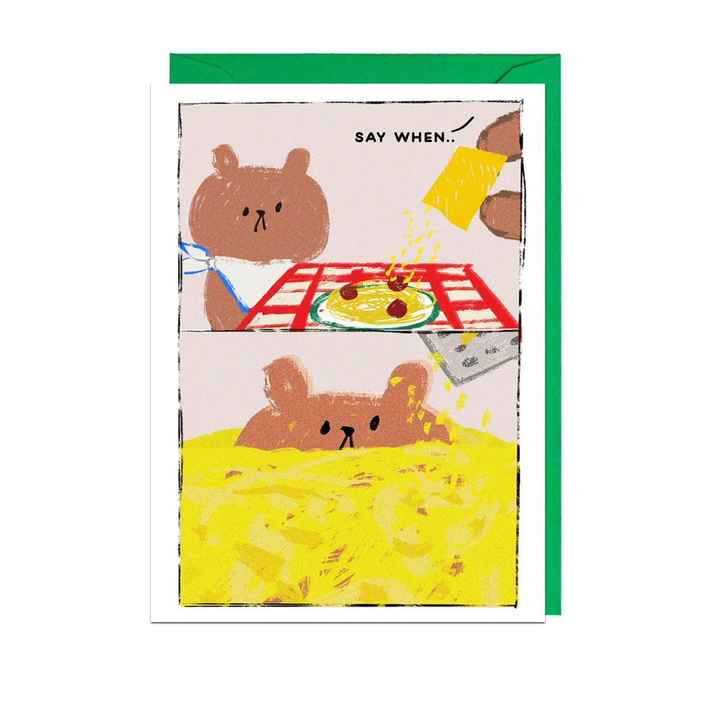 Say When Cheese Card - Paper Tiger