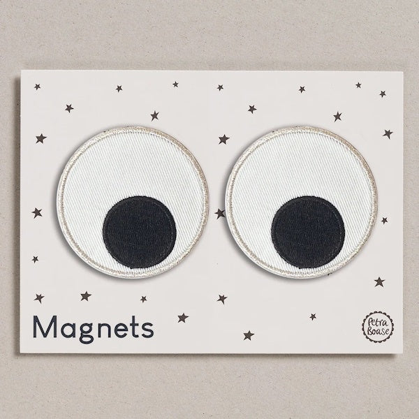 Embroidered Magnetic Googly Eyes - Paper Tiger