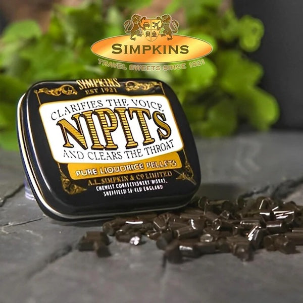 Nipits Pure Liquorice 12g - Paper Tiger