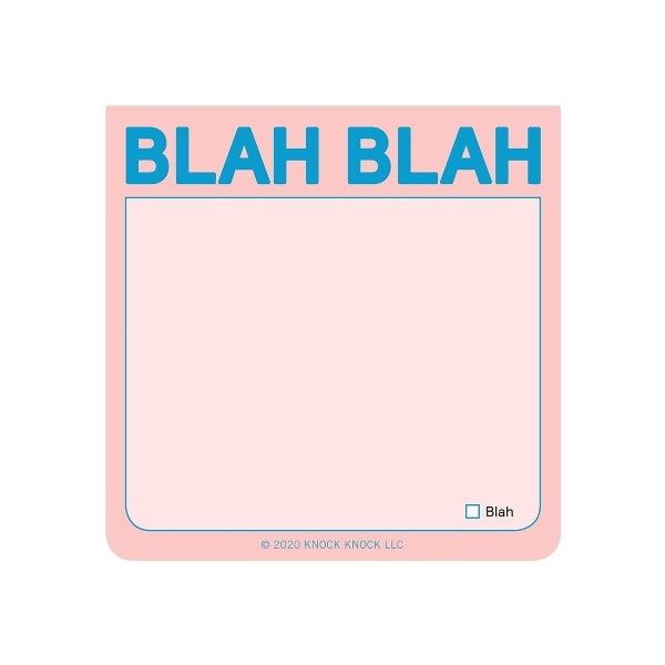 Blah Blah Sticky Notes - Paper Tiger