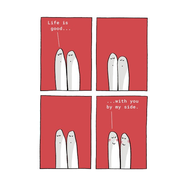 Life Is Good With You Card - Paper Tiger