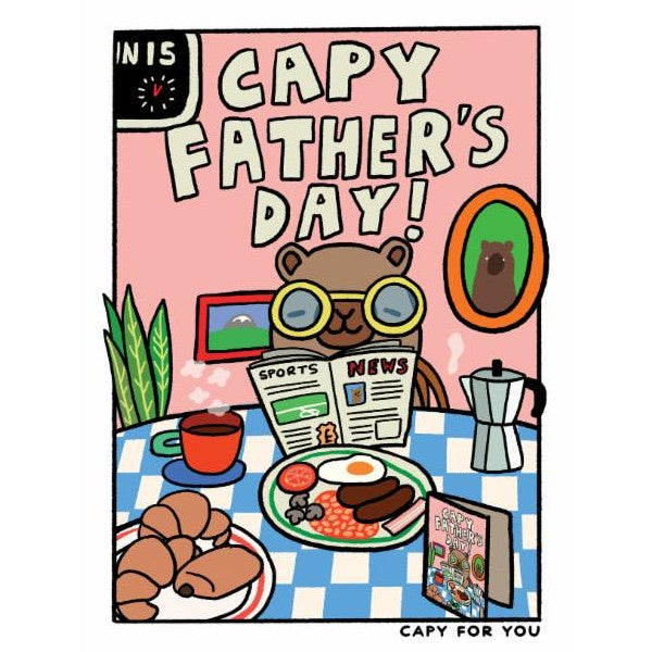 Capy Father's Day Card - Paper Tiger
