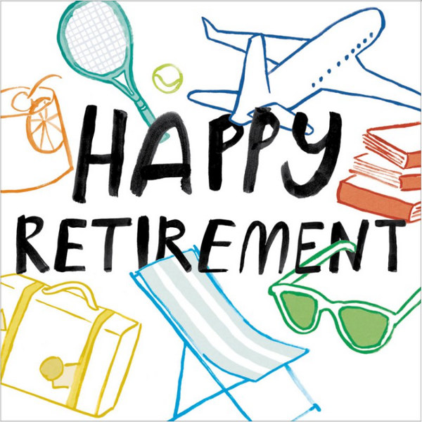 Happy Retirement Leisure Activities Card - Paper Tiger