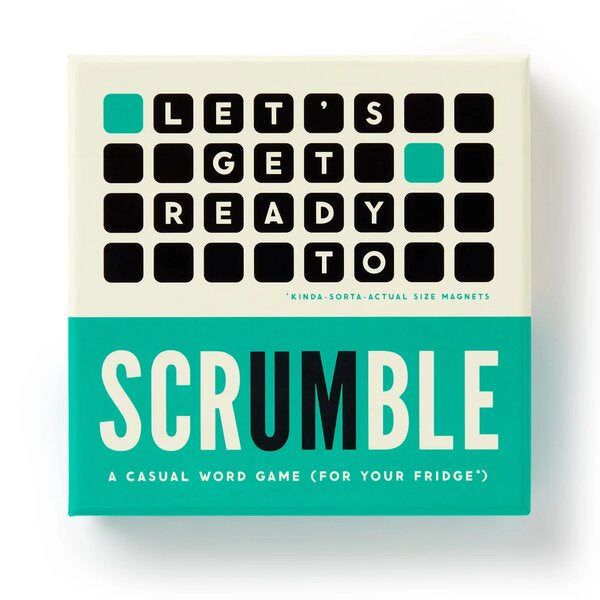 Scrumble Magnetic Fridge Game - Paper Tiger