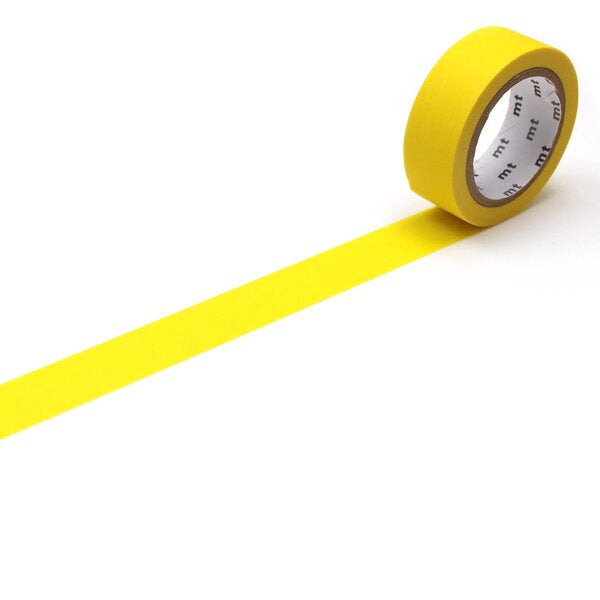 Matte Yellow Washi Tape Roll - Paper Tiger