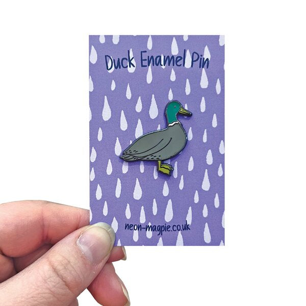 Duck Enamel Pin Badge - Paper Tiger