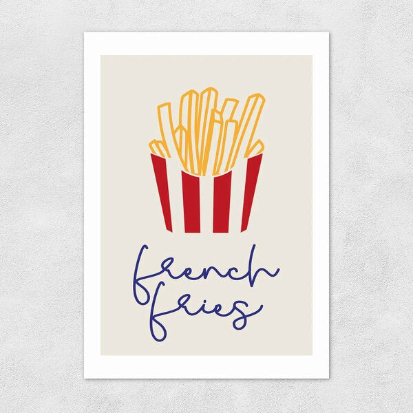 French Fries Card - Paper Tiger