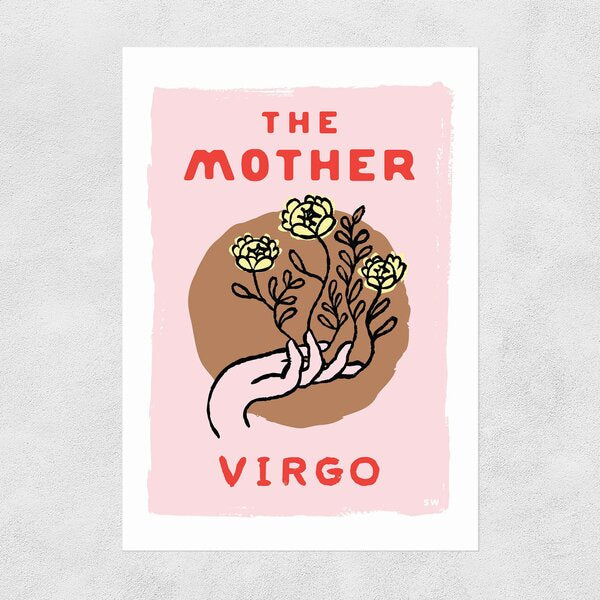 The Mother Virgo Star Sign Card - Paper Tiger