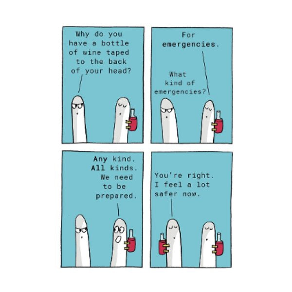 Emergency Wine Card - Paper Tiger