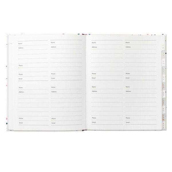 Pink Spray Address Book - Paper Tiger