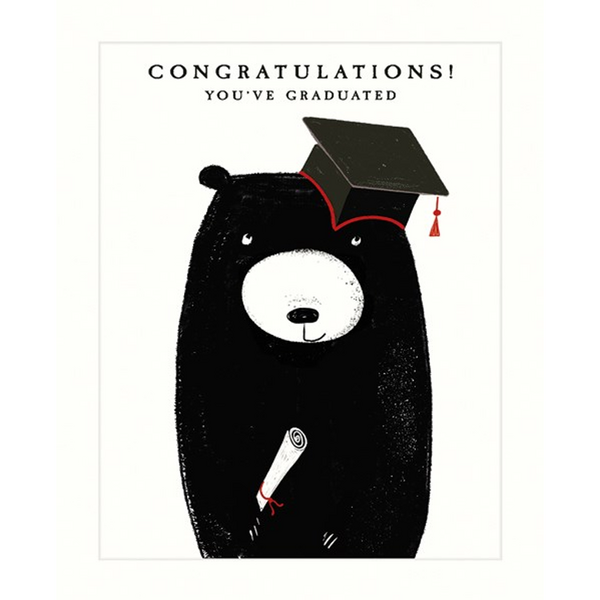 Congratulations You've Graduated Bear Card - Paper Tiger