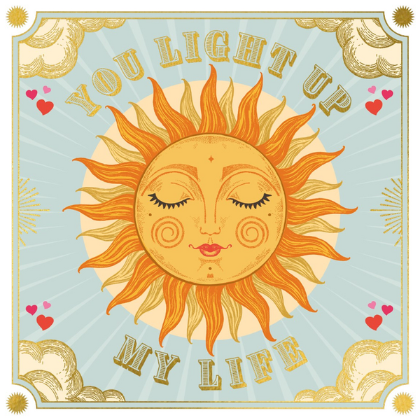 Large You Light Up My Life Card - Paper Tiger