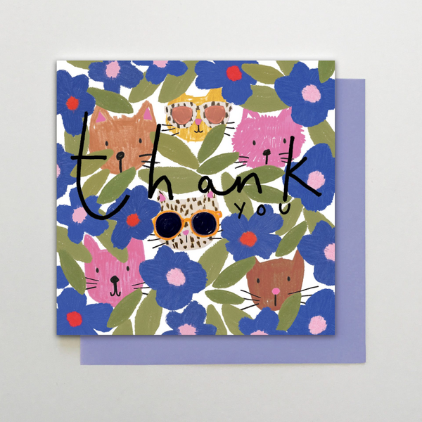 Thank You Cats Card - Paper Tiger