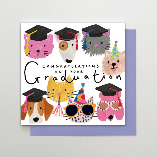 Dog Graduation Card - Paper Tiger