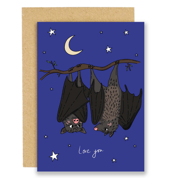 Love You Bats Card - Paper Tiger