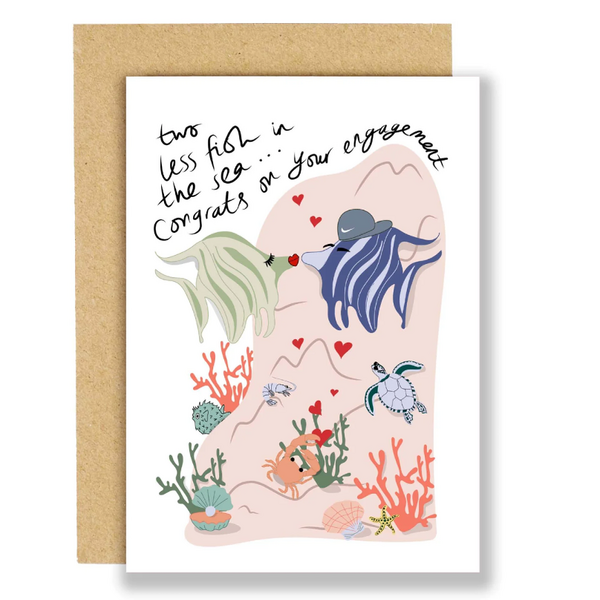 Two Less Fish In The Sea Card - Paper Tiger