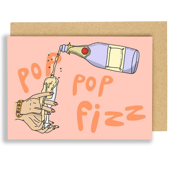 Pop Pop Fizz Card - Paper Tiger