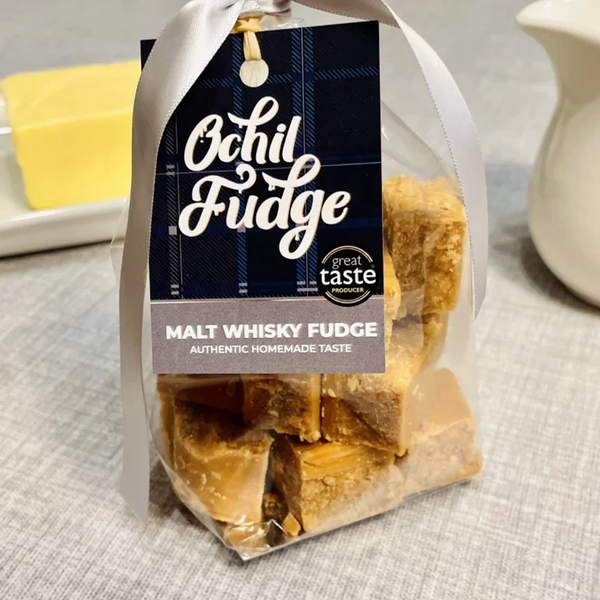 Malt Whisky Fudge Hand Tied Gift Bags 200g - Paper Tiger