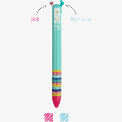 Llama Click&Clack Two Colour Pen - Paper Tiger
