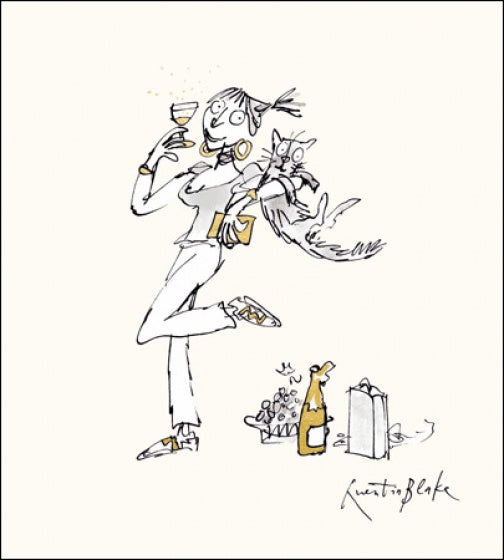 Girlie Fun Quentin Blake Card - Paper Tiger