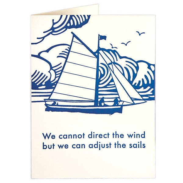 We Cannot Control the Wind Card - Paper Tiger