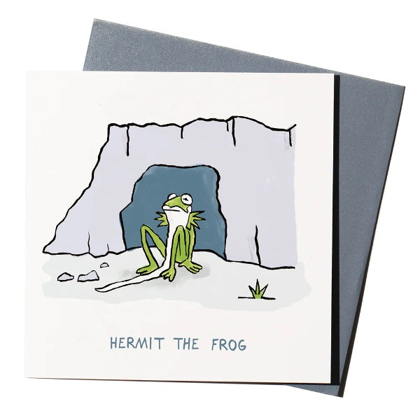 Hermit the Frog card - Paper Tiger