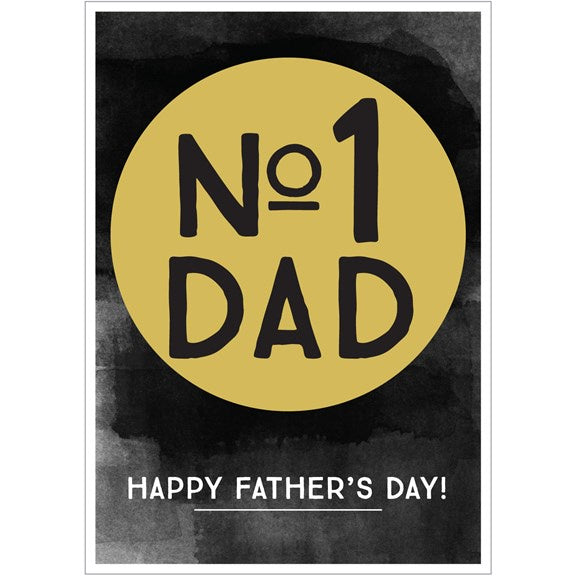 No1 Dad Card - Paper Tiger