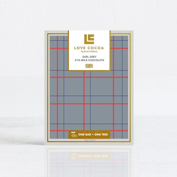 Earl Grey 41% Milk Chocolate Bar - Paper Tiger