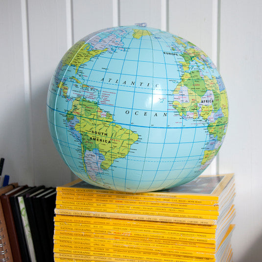Inflatable World Globe - Paper Tiger