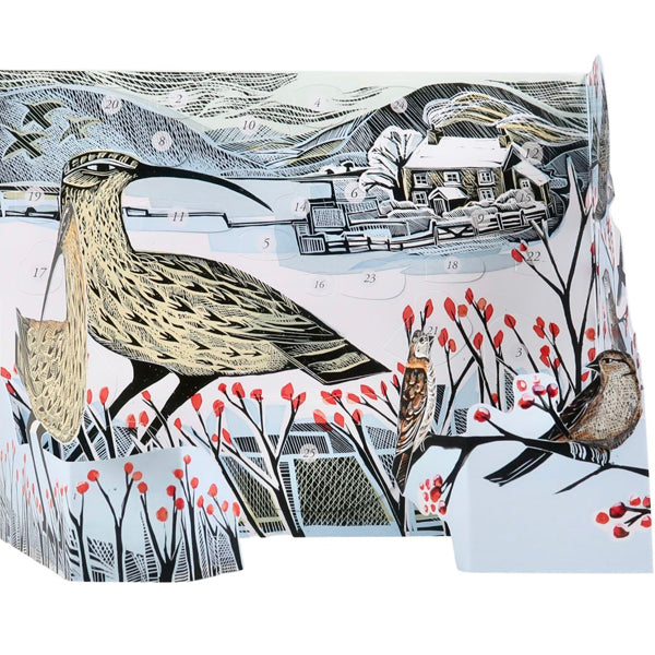 Curlew Christmas Advent Calendar by Angela Harding - Paper Tiger