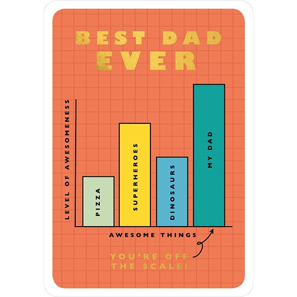 Best Dad Ever Scale Father’s Day Card - Paper Tiger