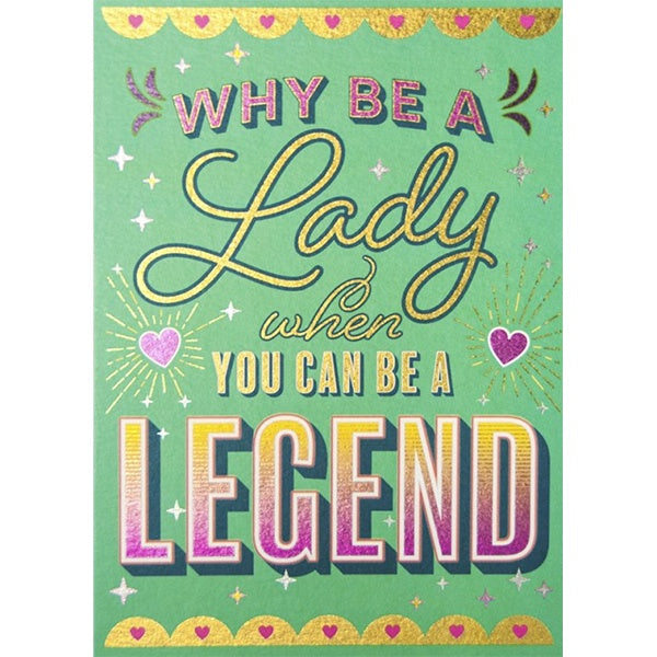Lady Legend Card - Paper Tiger