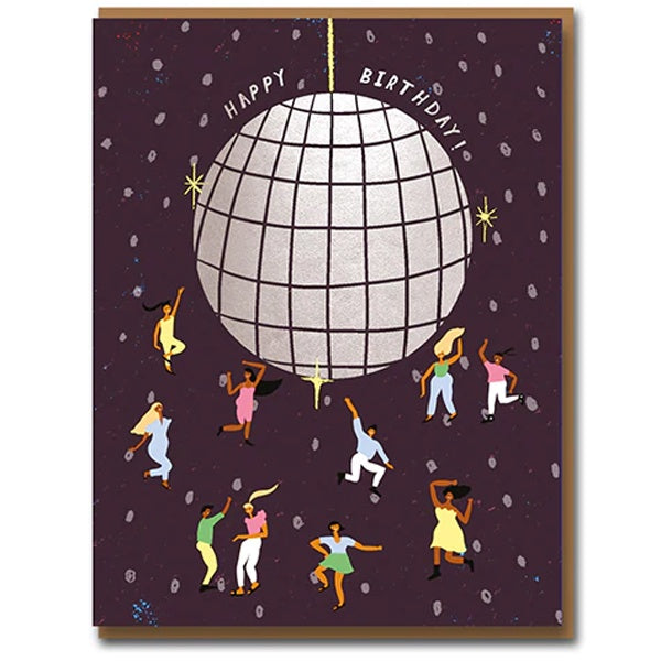Disco Ball Birthday Card - Paper Tiger