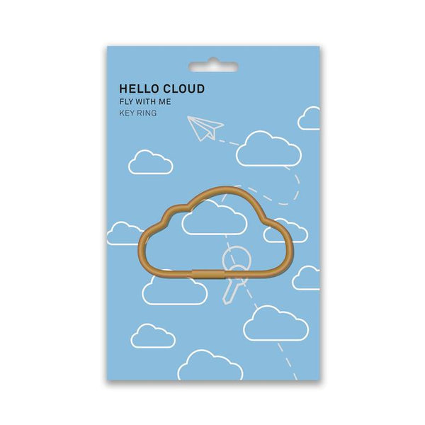 Hello Cloud Key Ring - Paper Tiger